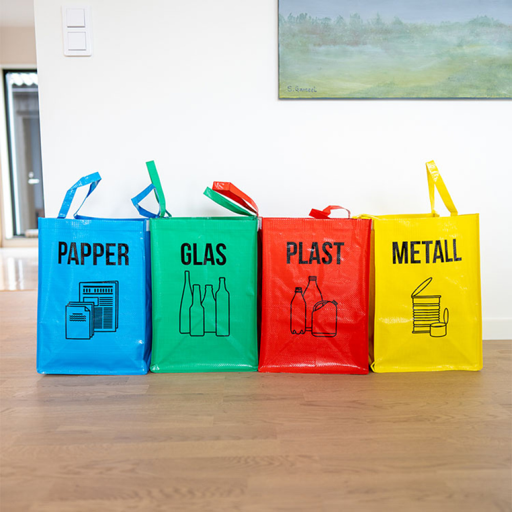 Kildesortering glass, papir, metall & plast | SmartaSaker